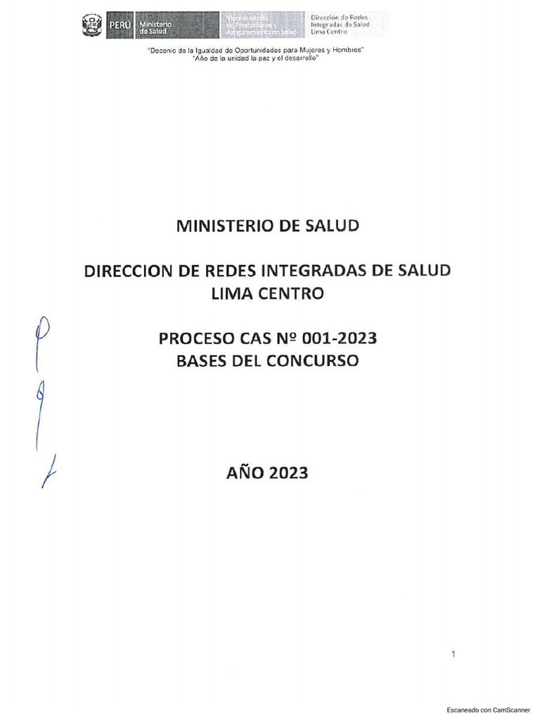 Bases Cas 001-2023 | PDF