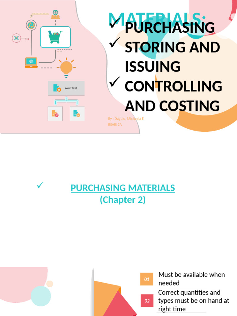 Afar Materials Chapter 2 3 | PDF | Inventory | Business