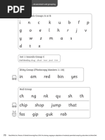 RWI Set 1 Sounds Planning | PDF
