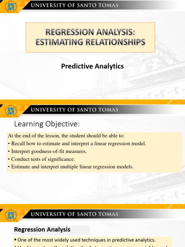 Module 6A Estimating Relationships | PDF | Coefficient Of Determination | Linear Regression
