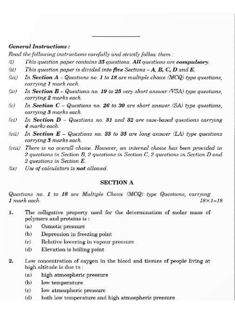Chemistry Set 1 | PDF