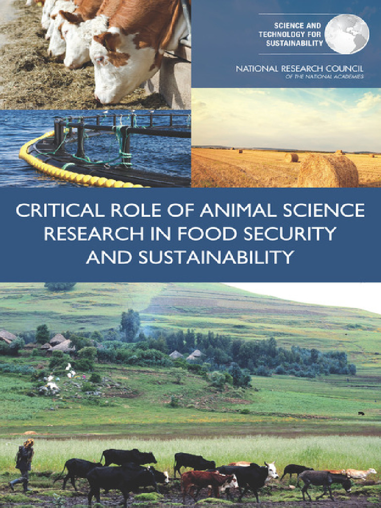 Critical Role of Animal Science Research in Food Security and ...