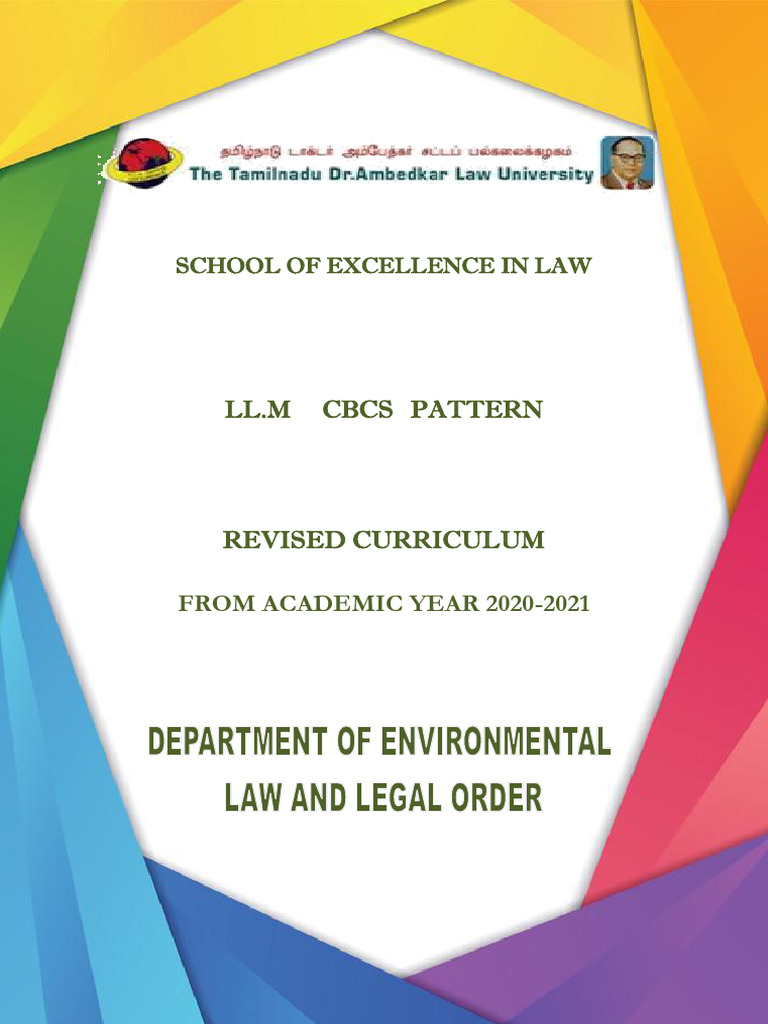 LL.M Environmental Law Syllabus Overview | PDF | Environmental Law ...