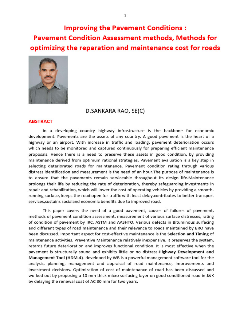 Paper 1 | PDF | Road Surface | Road