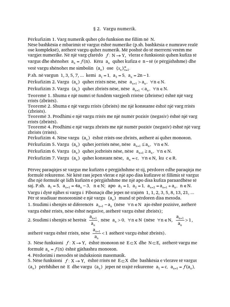 Vargu Numerik+pergjigje | PDF