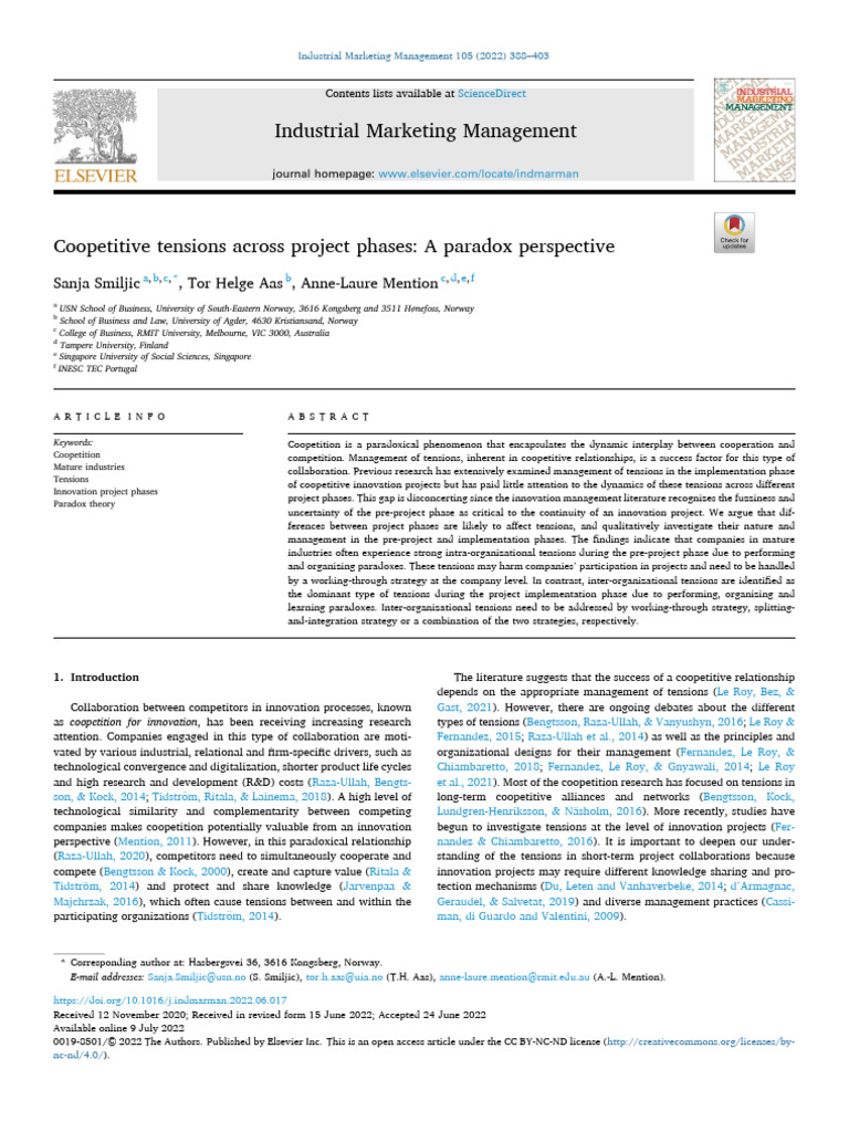 Imm Paper Download Free Pdf Innovation Theory