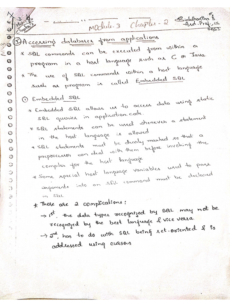 DBMS Module-3 Chapter-2 | PDF