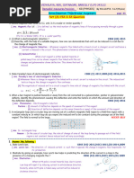 Physics 30 Formula Sheet: Constants Momentum Si Prefixes | PDF ...