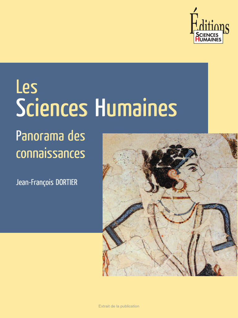 Panorama des Sciences Humaines | PDF