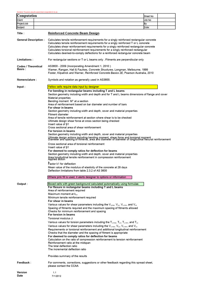 Reinforced Concrete Beam Design Guide | PDF | Beam (Structure) | Bending