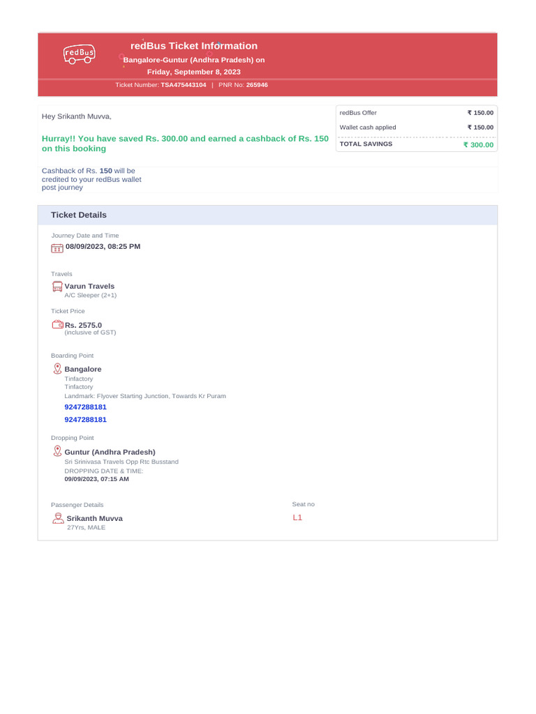 Bus Ticket | PDF | Bus | Ticket (Admission)