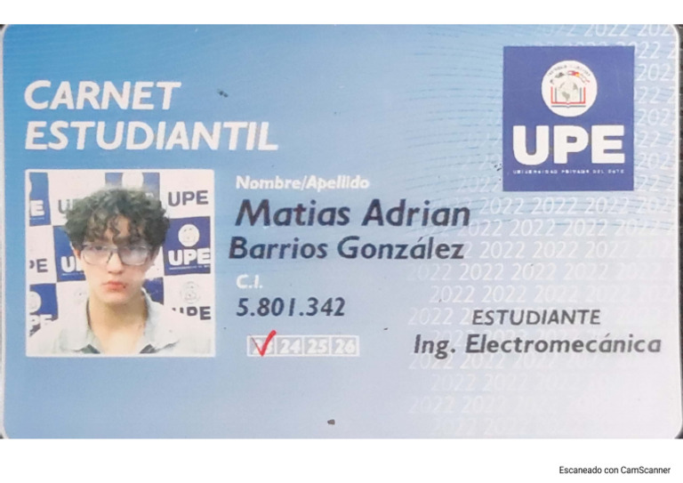 Carnet Estudiantil | PDF
