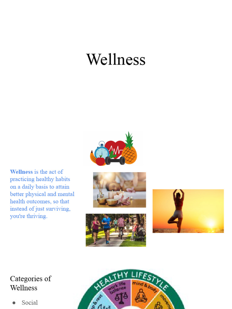 Wellness | PDF | Mindfulness | Psychological Concepts