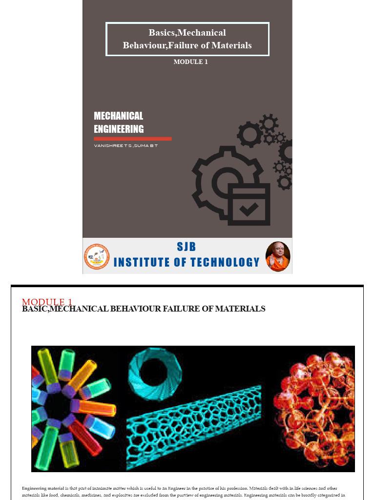 MS Module 1 PDF | Download Free PDF | Deformation (Engineering) | Fracture