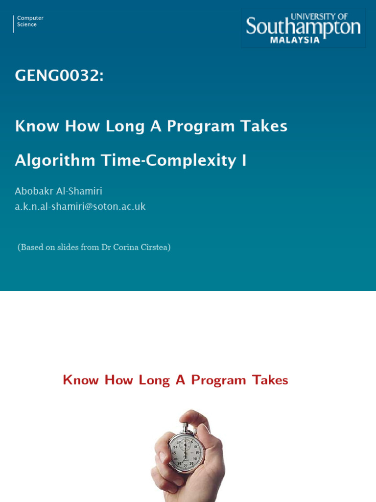 Algorithm Time Complexity Ia Pdf Time Complexity Discrete Mathematics