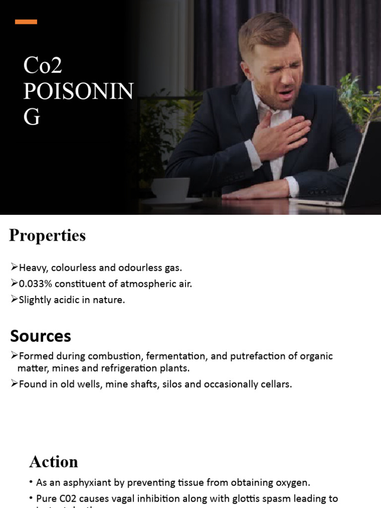 CO2 Poisoning: Symptoms and Treatment | PDF | Cooking, Food & Wine