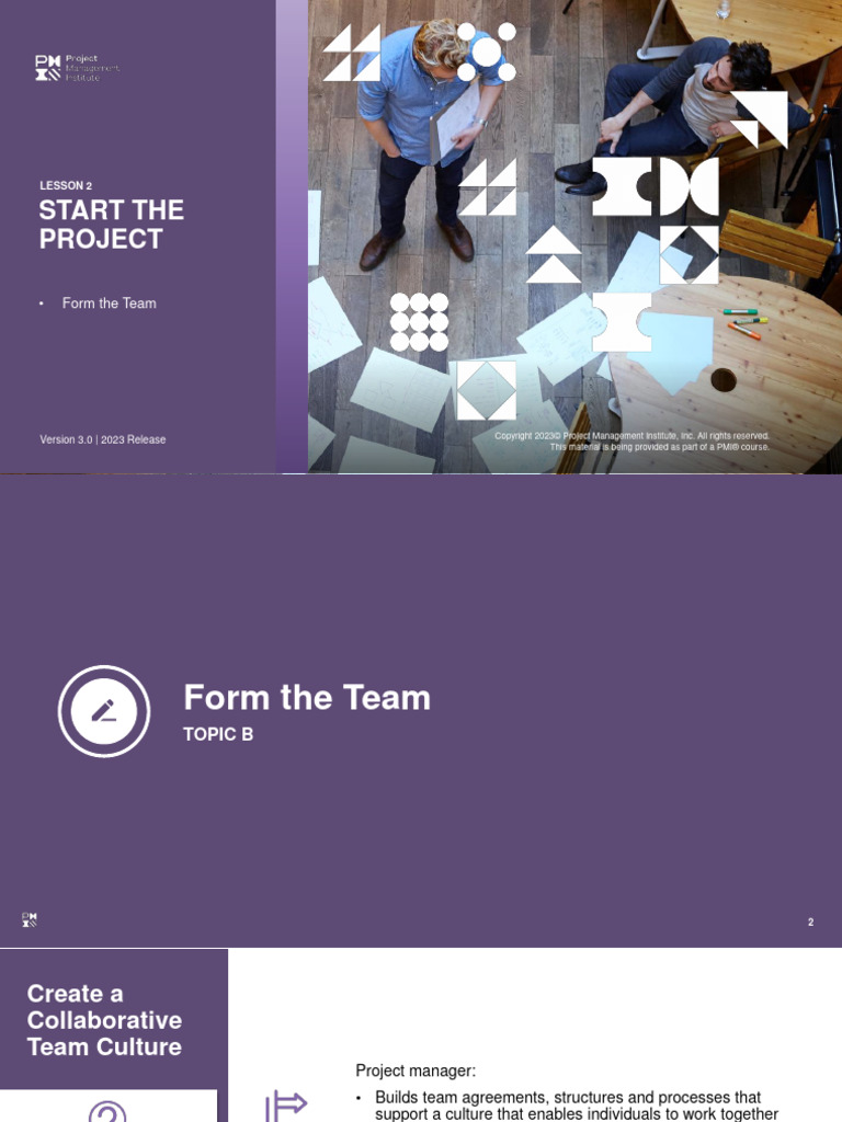 Module 2 - Topic B - Form Team PDF | PDF | Project Management | Collaboration