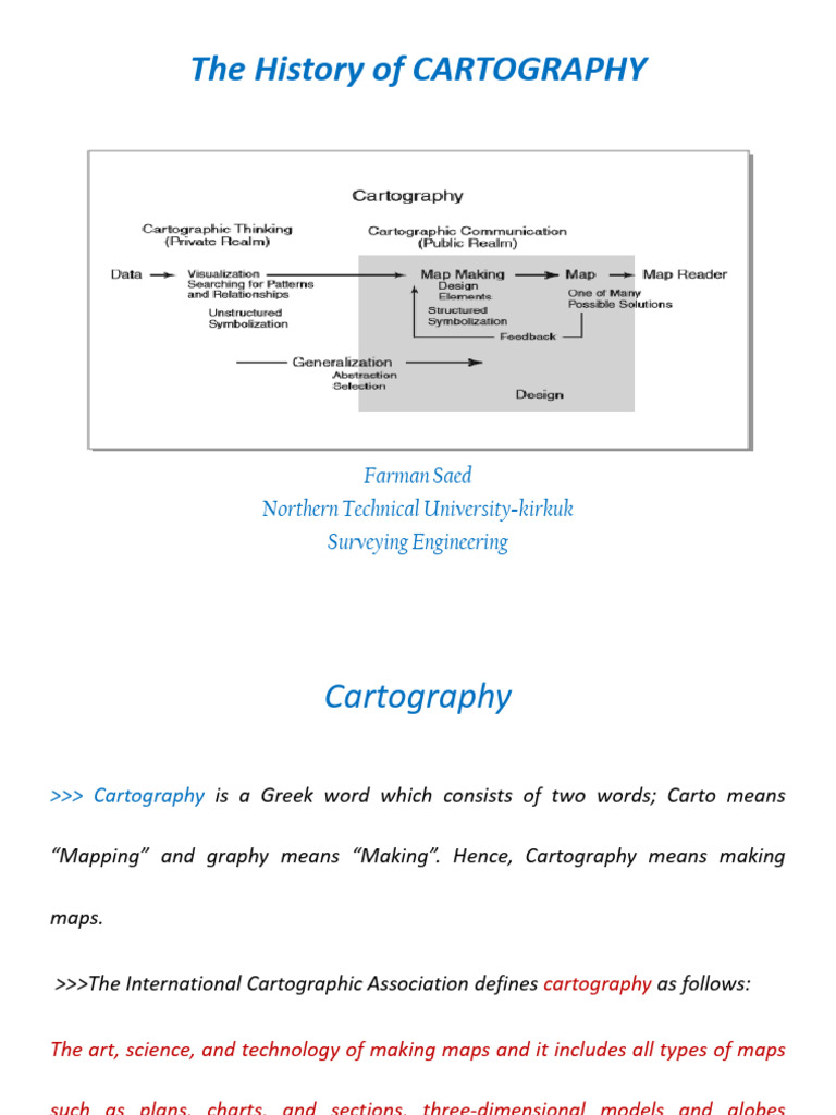 History and Definition of Cartography | PDF | Cartography | Geography