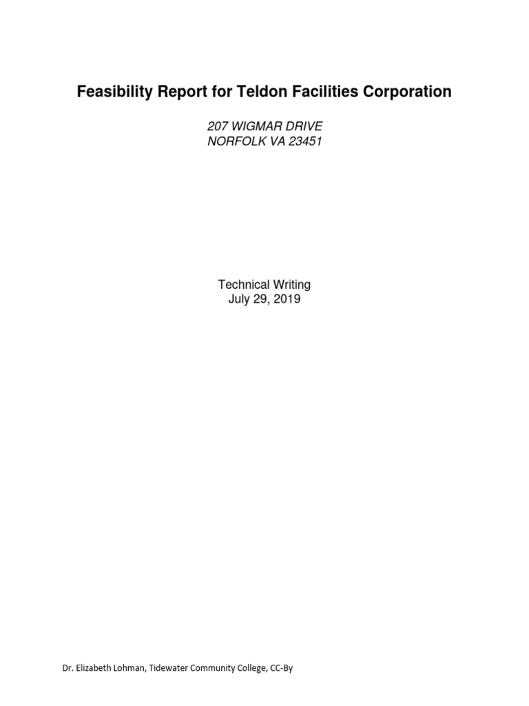 Student Feasibility Report Sample | Download Free PDF | Employment ...