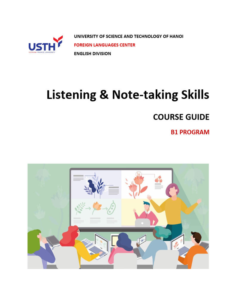 Syllabus - B1 - Listening - Note-Taking - 28h - 2023-2024 | PDF | Multiple Choice | Communication