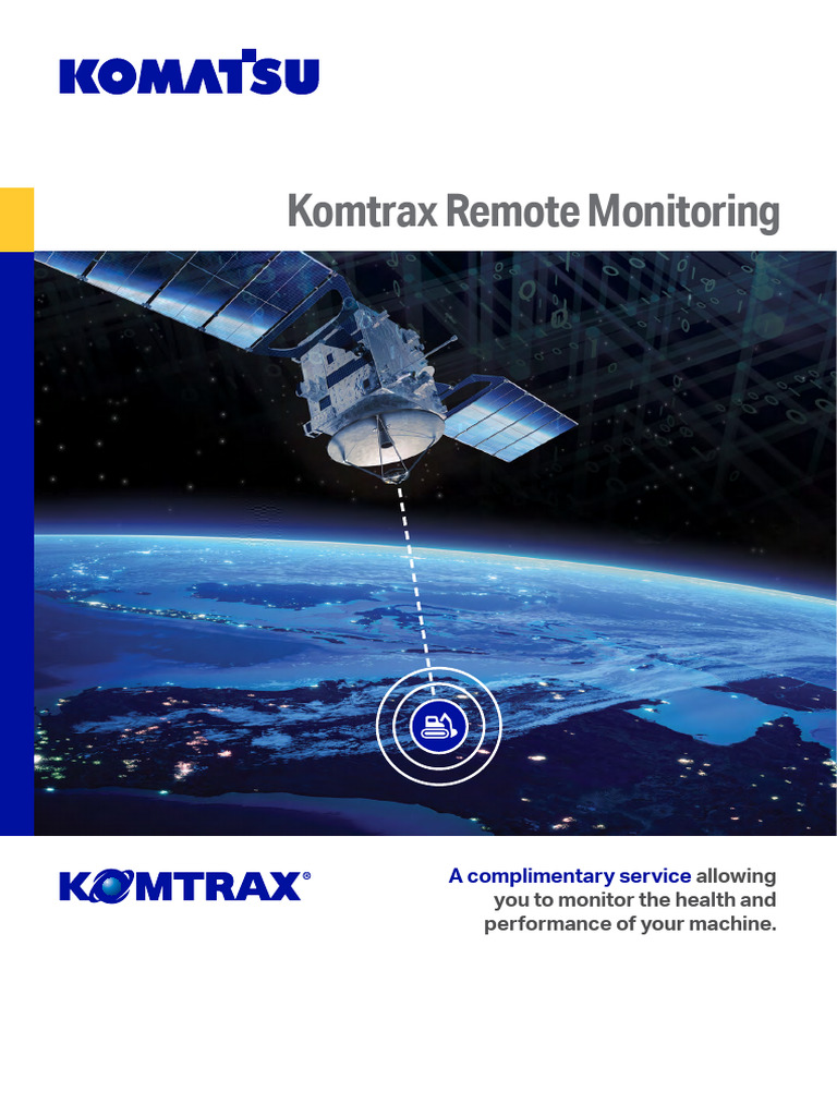 KOMTRAX Brochure 2022 | PDF | Software | Information Science