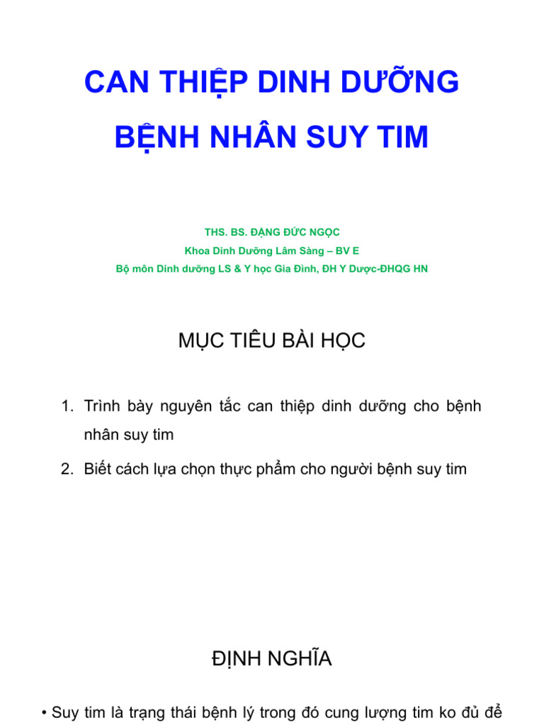 Suy Tim | PDF