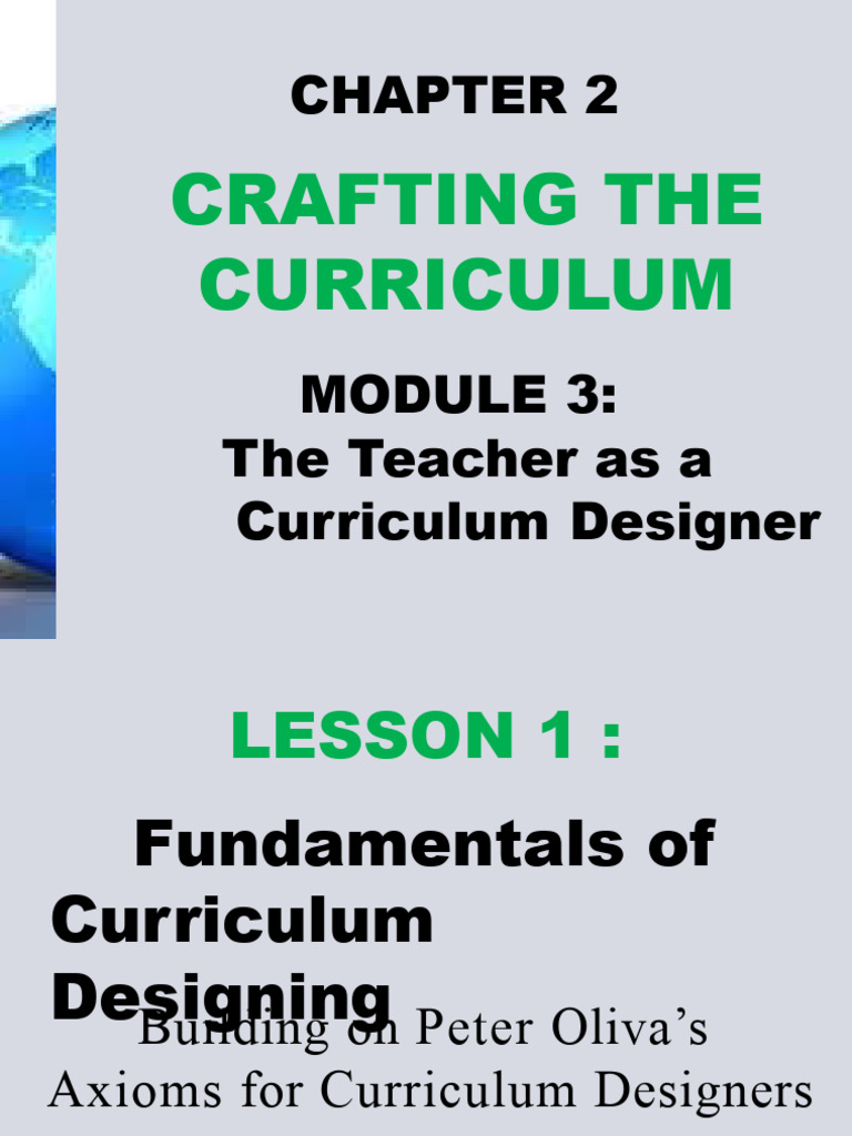Crafting The Curriculum | PDF