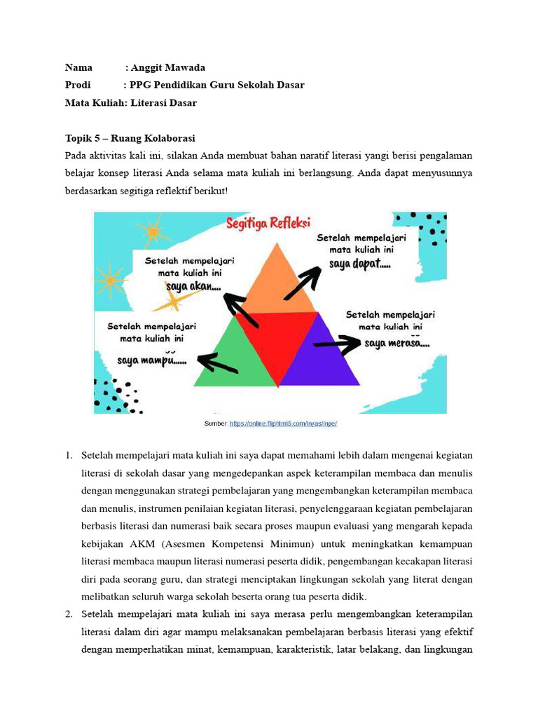 Anggit Mawada - Topik 5 Ruang Kolaborasi | PDF