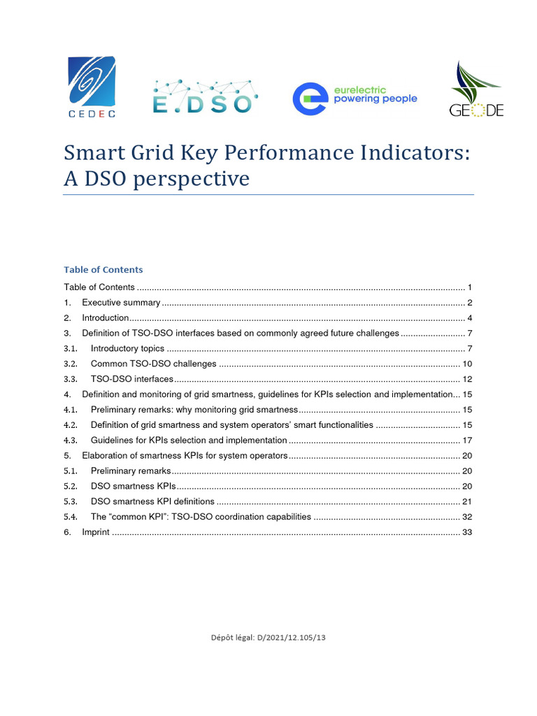 Smart Grid Key Performance Indicators A Dso perspective-2021-030-0129 ...