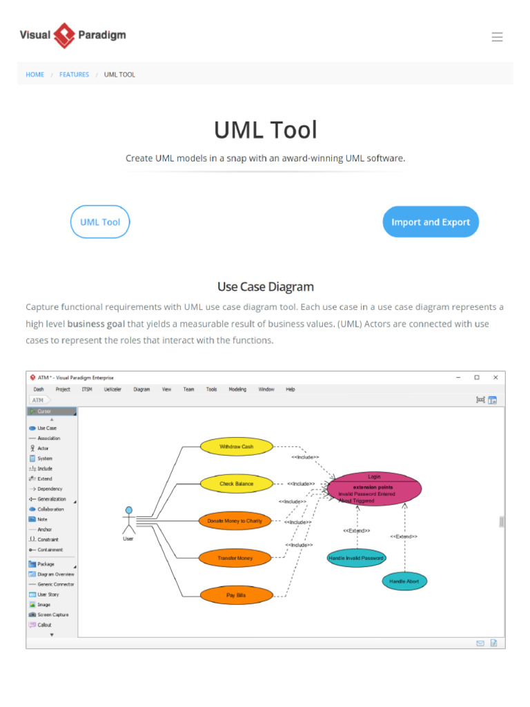 UML-visual-paradigm-features-uml-tool | PDF