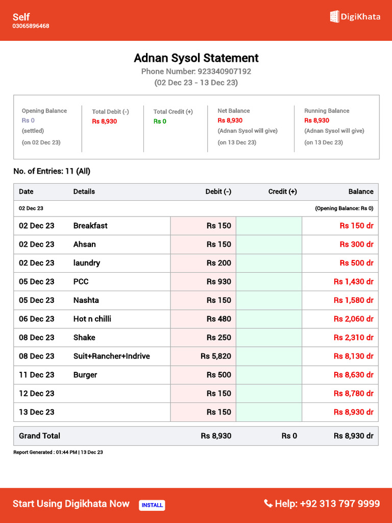 Adnan Sysol Statement: Rs0 Rs 8,930 Rs0 Rs 8,930 Rs 8,930 | PDF ...