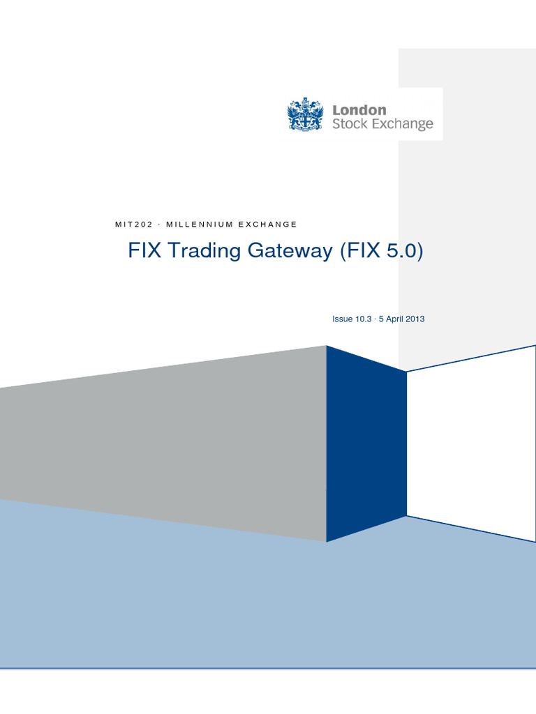 Fix Spec | PDF | Order (Exchange) | Specification (Technical Standard)