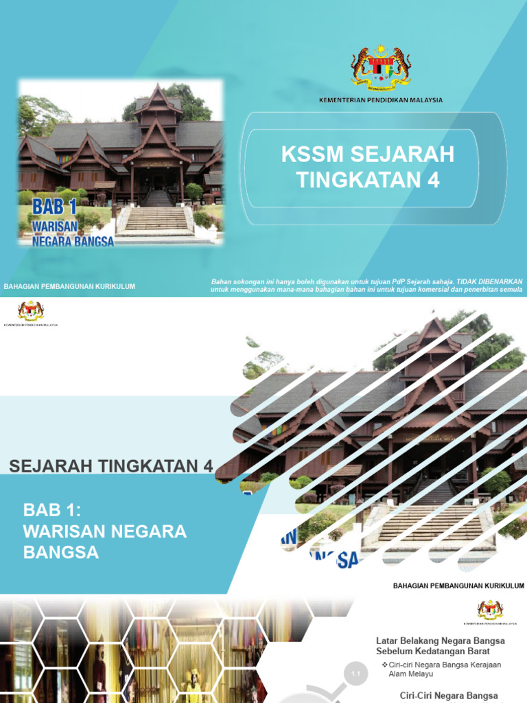 KSSM Sejarah Tingkatan 4 Bab 1 (PPSM) | PDF