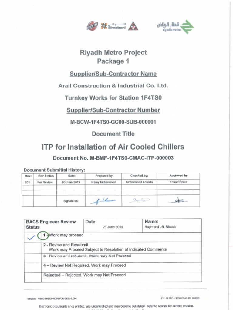 M BMF 1F4TS0 Cmac Itp 000003 - 001 | PDF | Verification And Validation | Specification ...