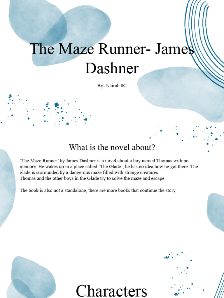 The Maze Runner - James Dashner (Nairah 8C) | PDF