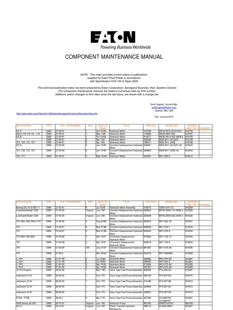 Component Maintenance Manual | PDF | Jet Aircraft | Aircraft