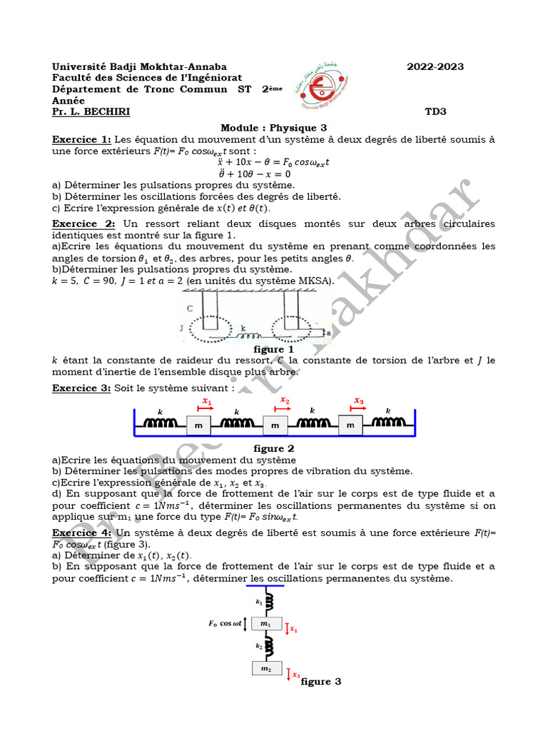 Cos Tsont | PDF | Mouvement (Physique) | Mécanique newtonienne