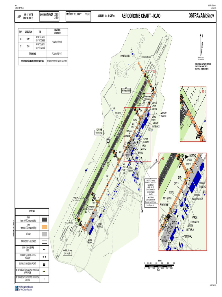LKMT Aerodome Charts | PDF | Wireless | Measuring Instrument