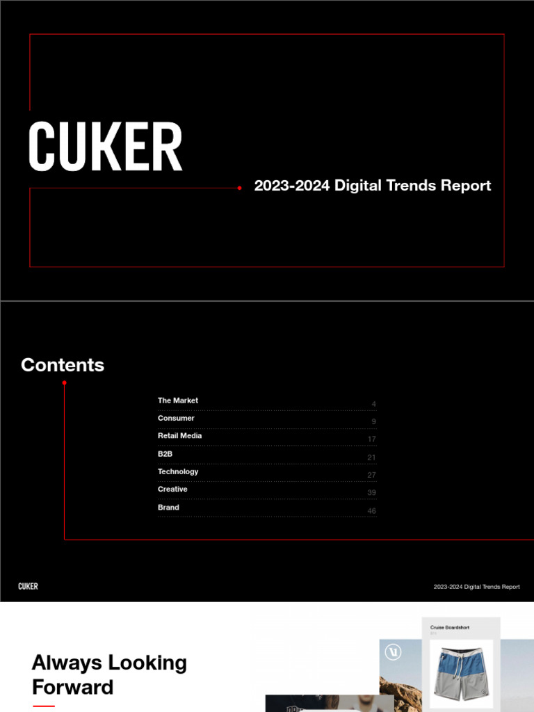 Digital Trends Report 2023-2024 | PDF | E Commerce | Home Automation