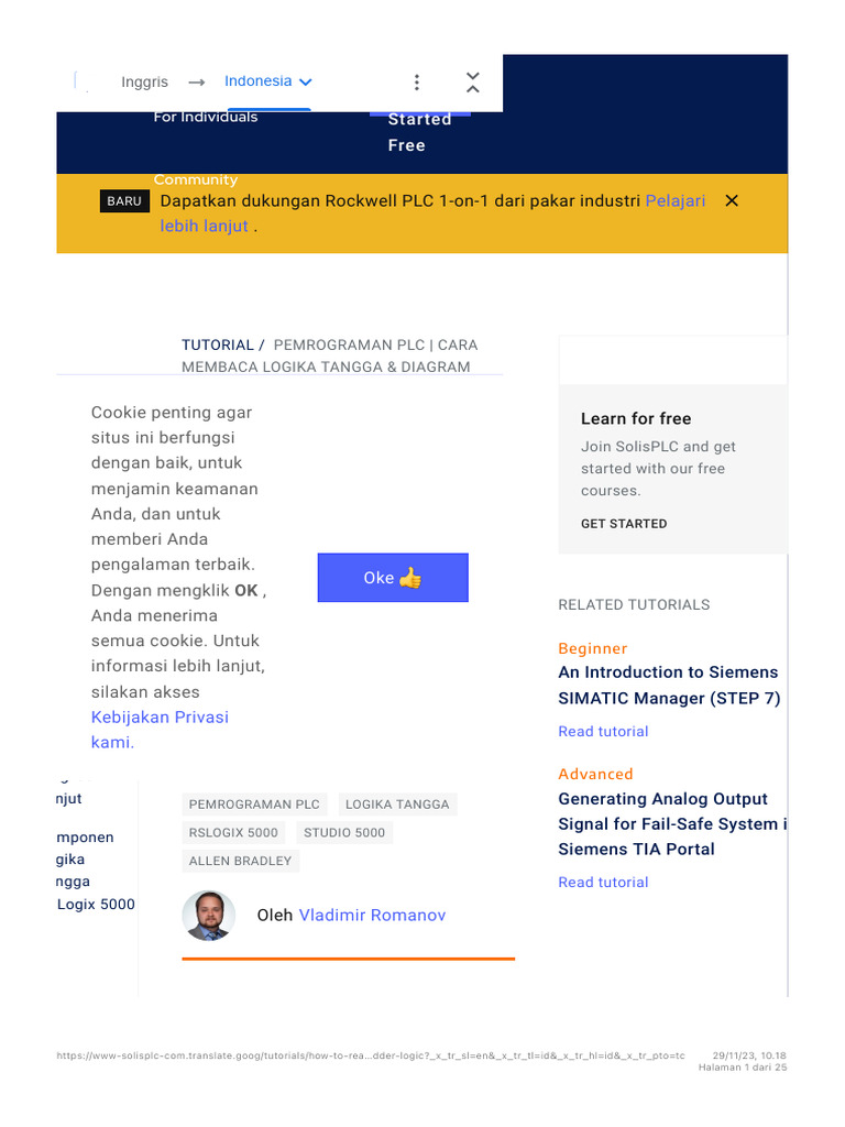 PLC Programming - How To Read Ladder Logic & Ladder Diagrams | PDF
