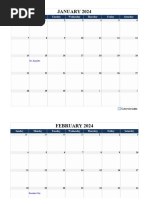 2024 U.S. Natural Gas Trading Calendar | PDF | Public Holiday | Holidays