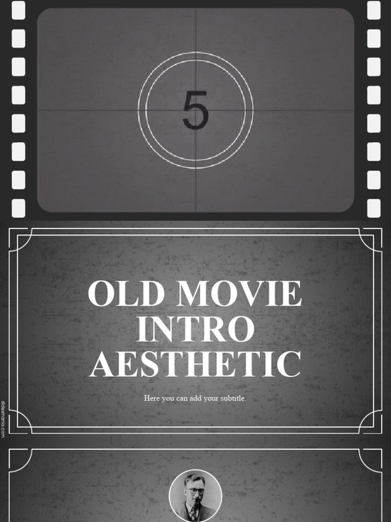 Old Movie Intro Aesthetic SlidesMania | PDF | Home & Garden