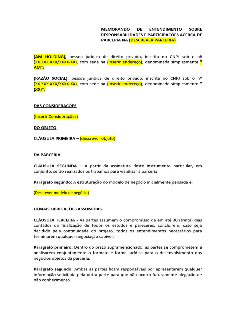 Modelo MOU | PDF | Justiça | Crime e Violência