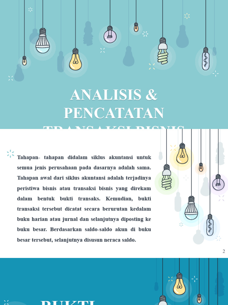 003 Analisis & Pencatatan Transaksi Bisnis | PDF | Pengelolaan Keuangan ...