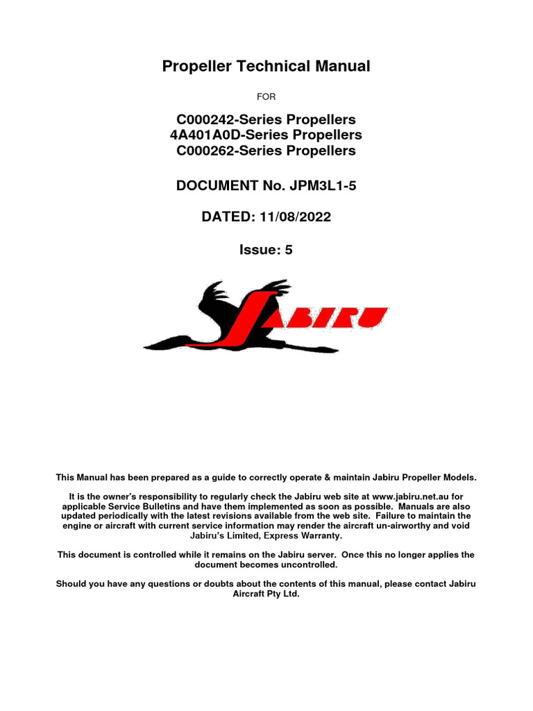 Propeller Manual | PDF | Aviation