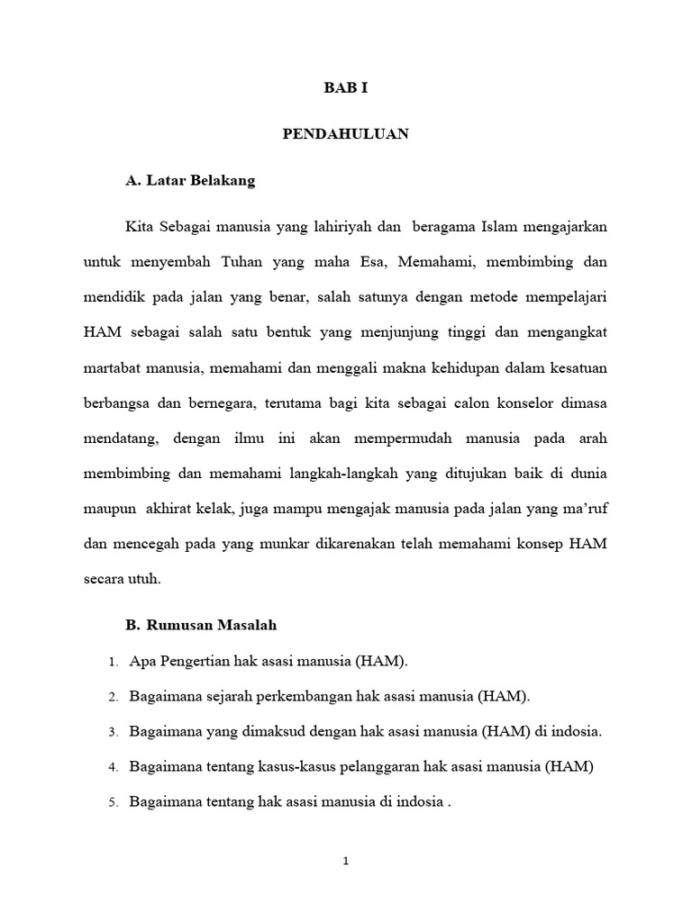 Makalah PPKN (Ham) | PDF | Politik