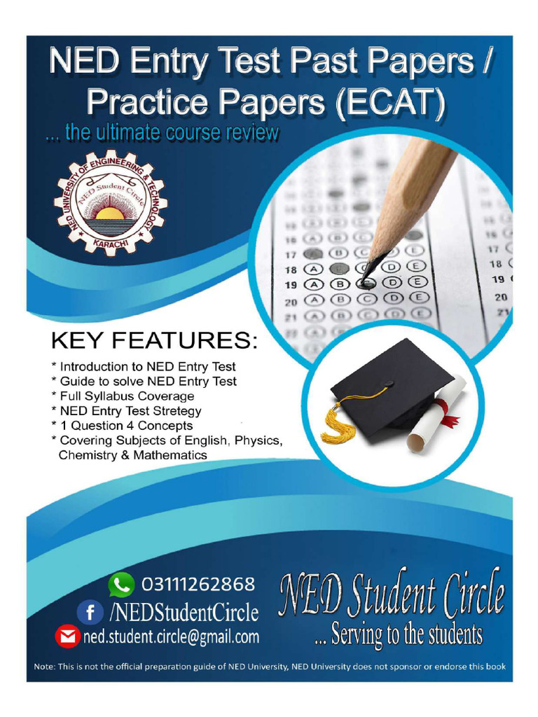 Ned Past Paper 1 | PDF