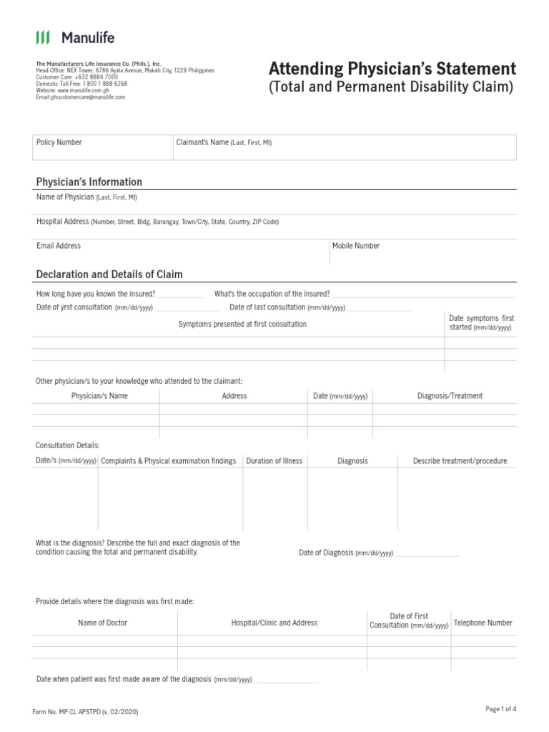 Disability Claim Guide | PDF | Science & Mathematics
