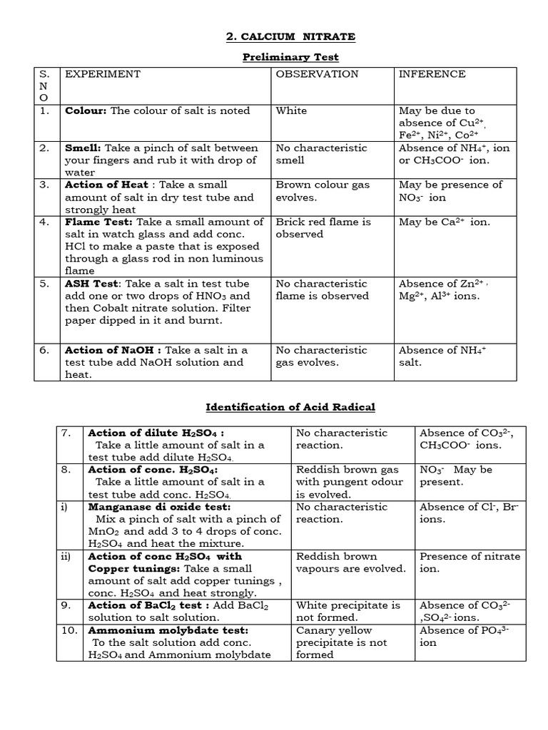 Calcium Nitrate | PDF | Salt (Chemistry) | Ammonium