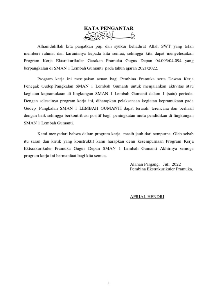 Laporan Pramuka | PDF